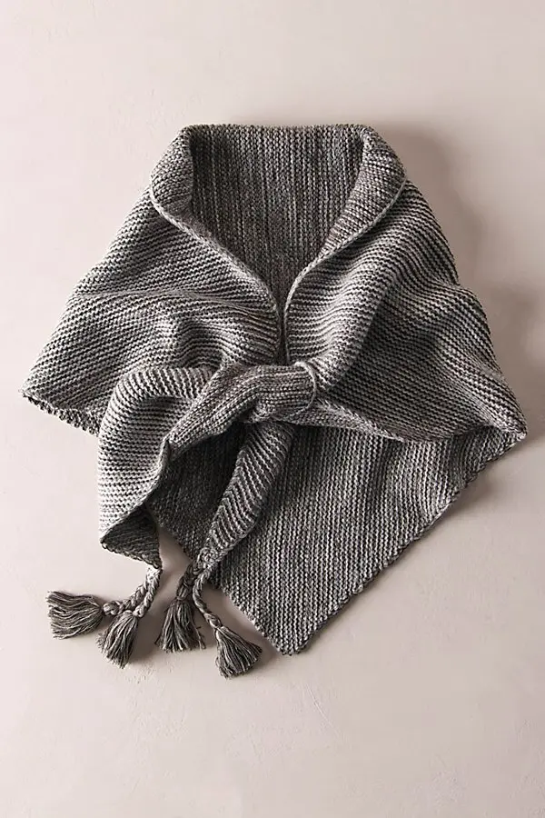 Free People So Marled Shawl - Heather Grey