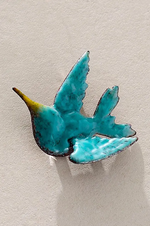 MICHELLE DARIN Fly Away Brooch - Ocean