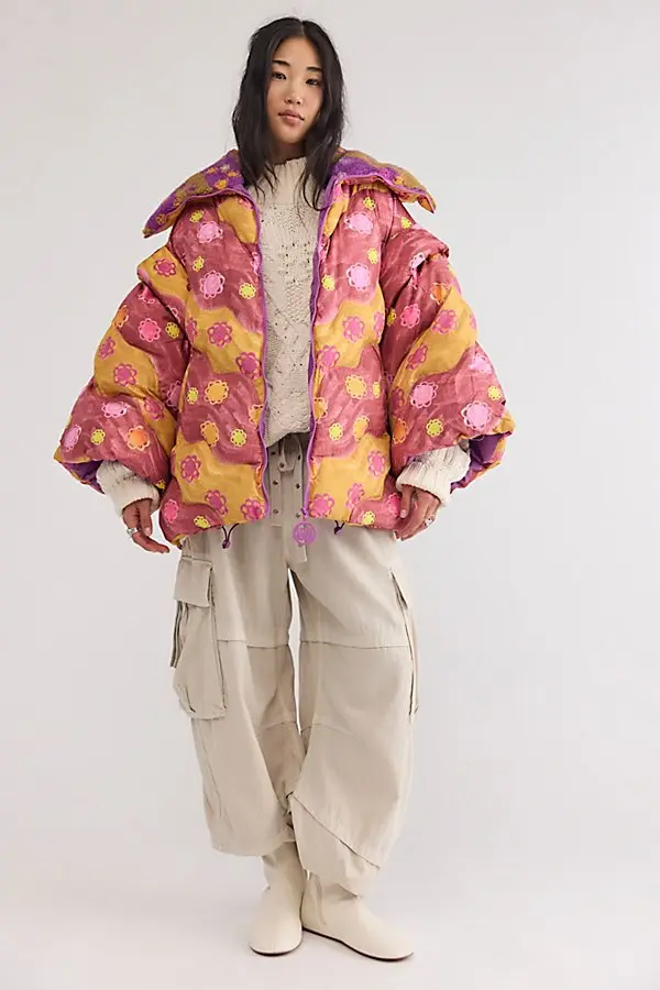 Celiab Ocaso Puffer Jacket - Multicolor