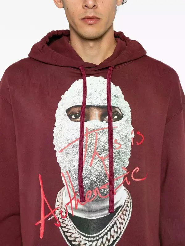 IH NOM UH NIT Graphic-print Logo-print Hoodie