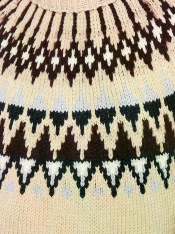 FORTE_FORTE Fair Isle Intarsia-knit Sweater