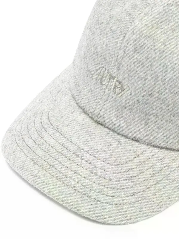 AUTRY Wool Baseball Cap With Embroidered Logo
