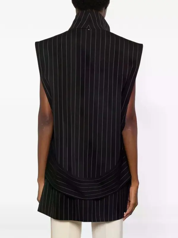 Sportmax Pinstripe-pattern Waistcoat