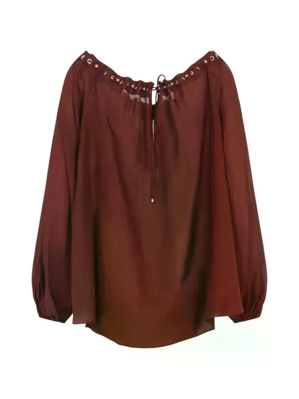 Zimmermann Aster Gathered-bead Blouse