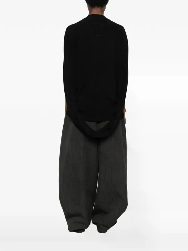 UMA WANG Cape-style V-neck Cardigan