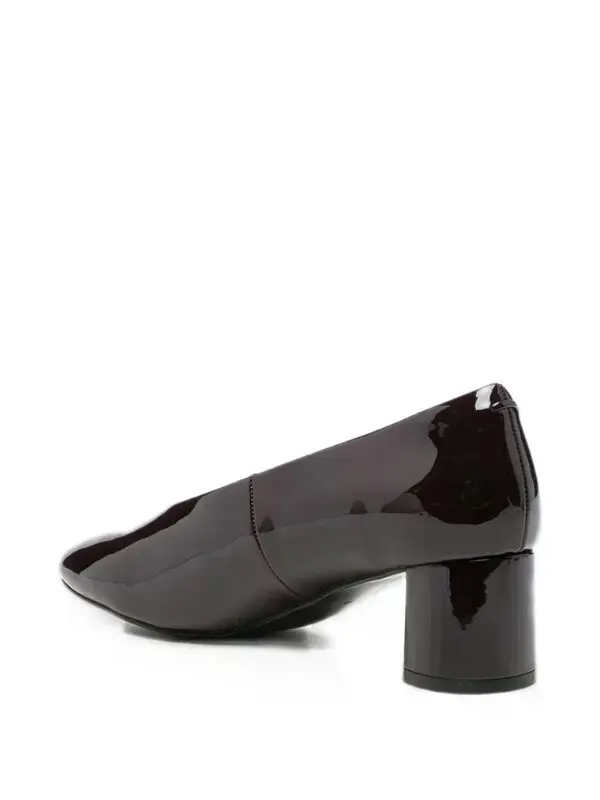 GIOSEPPO Patent-finish Block-heel Pumps