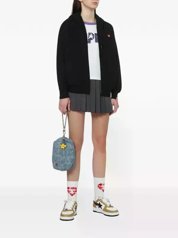 AAPE BY *A BATHING APE Heart-patch Zip-up Hoodie