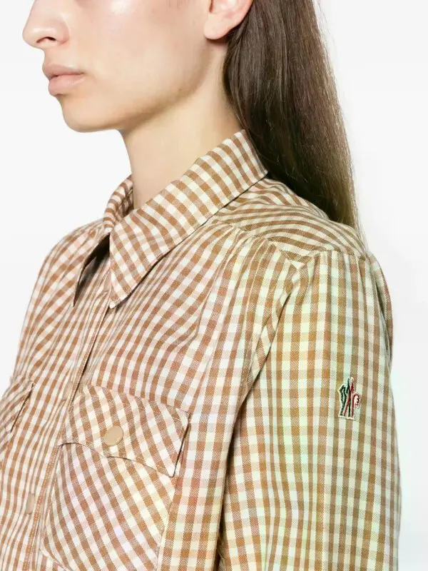 Moncler Checkered-print Shirt