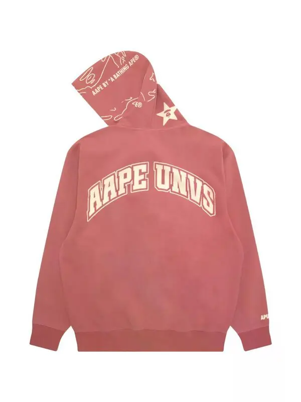 AAPE BY *A BATHING APE Logo-print Zip-up Hoodie