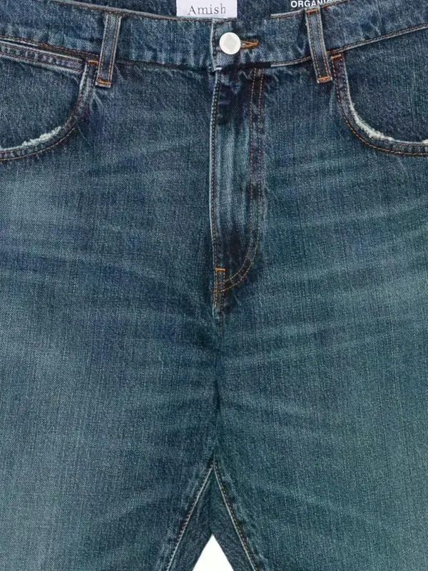 AMISH SUPPLIES Distressed Faded Jeans