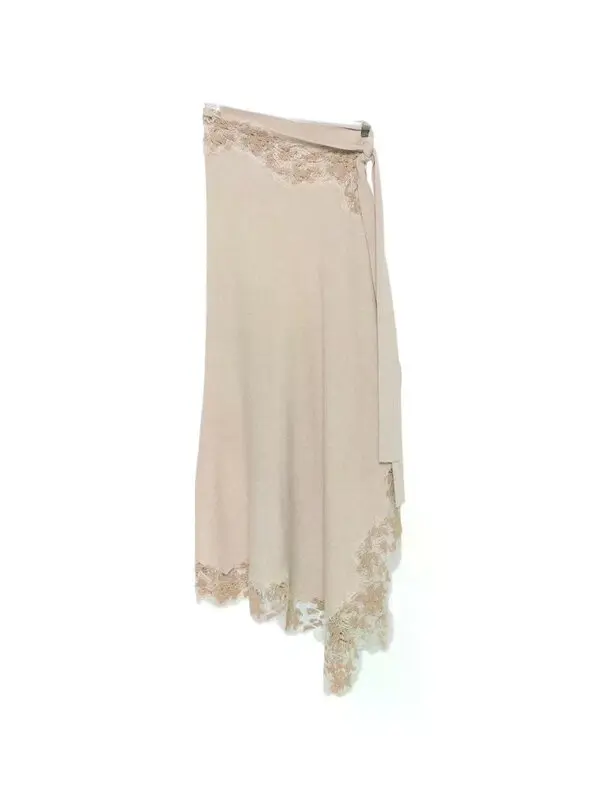 Ermanno Scervino Lace-trim Poncho