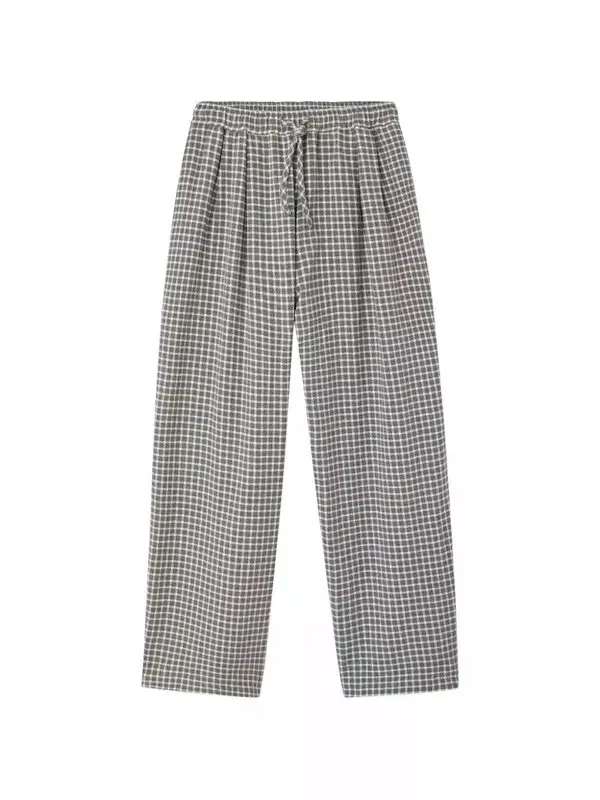 American Vintage Hoxcity Check-pattern Trousers