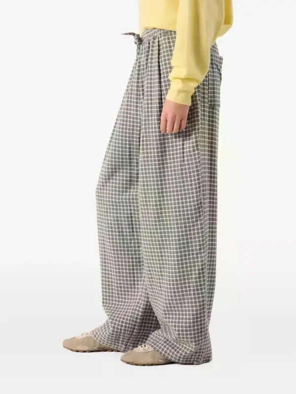 American Vintage Hoxcity Check-pattern Trousers
