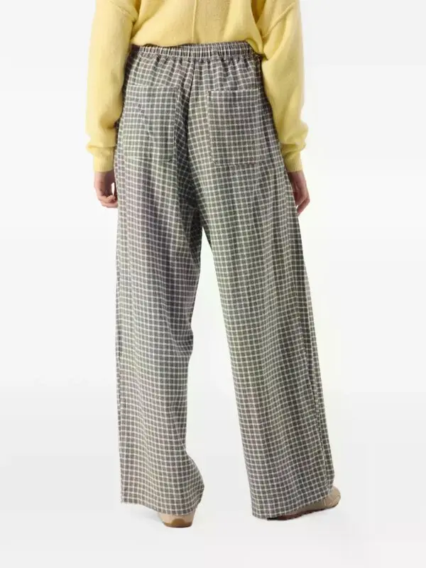 American Vintage Hoxcity Check-pattern Trousers