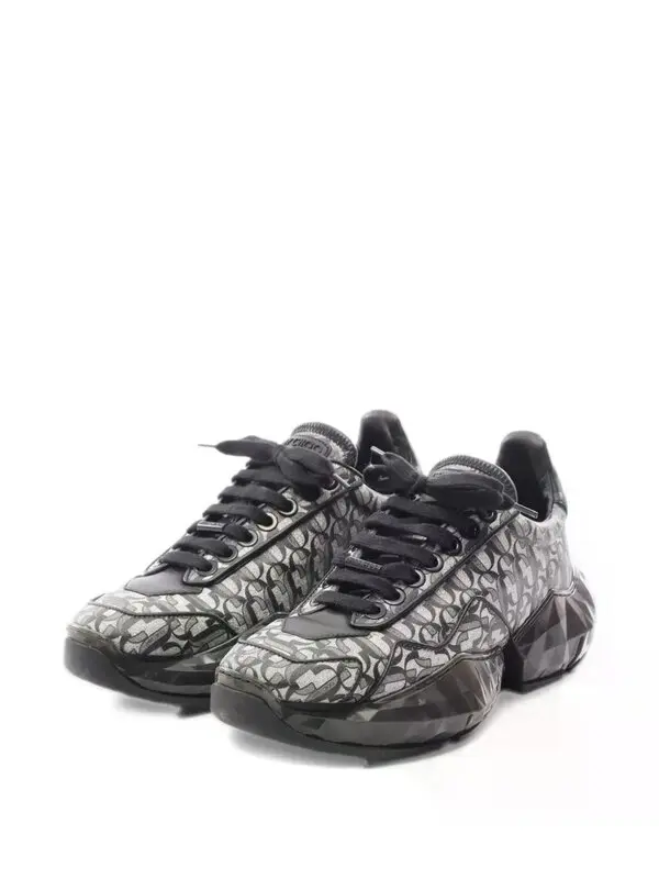 JIMMY CHOO 2000 Diamond Jc Logo Sneakers - Black