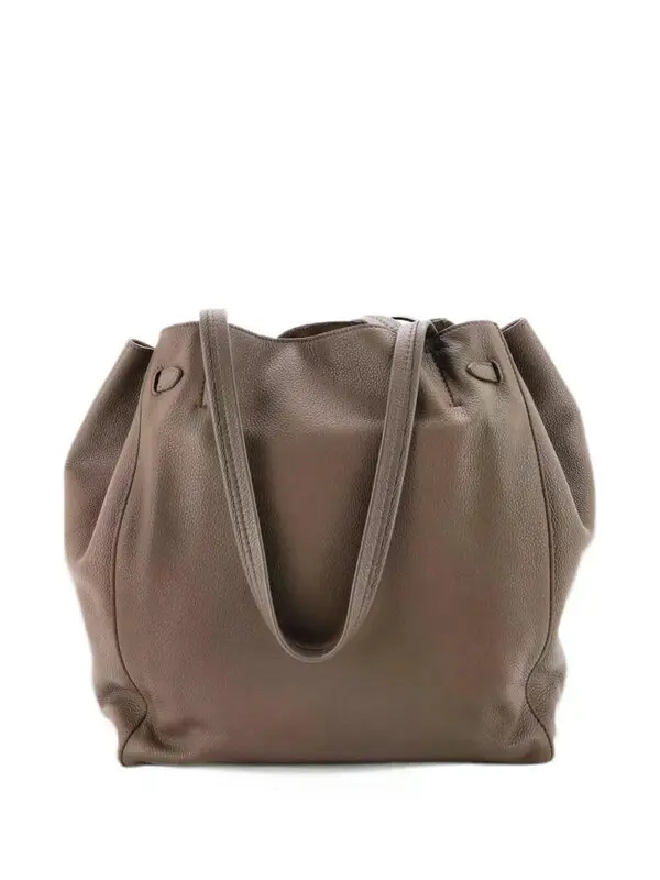 Celine Phantom Tie Cabas Leather Medium Tote Bag