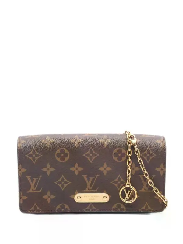 LOUIS VUITTON 2010s Monogram Lily Shoulder Bag - Brown