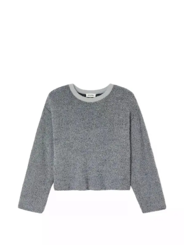 American Vintage Sapowood Contrast-collar Sweater