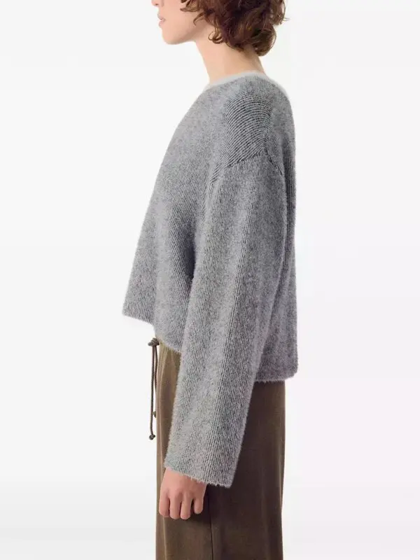 American Vintage Sapowood Contrast-collar Sweater
