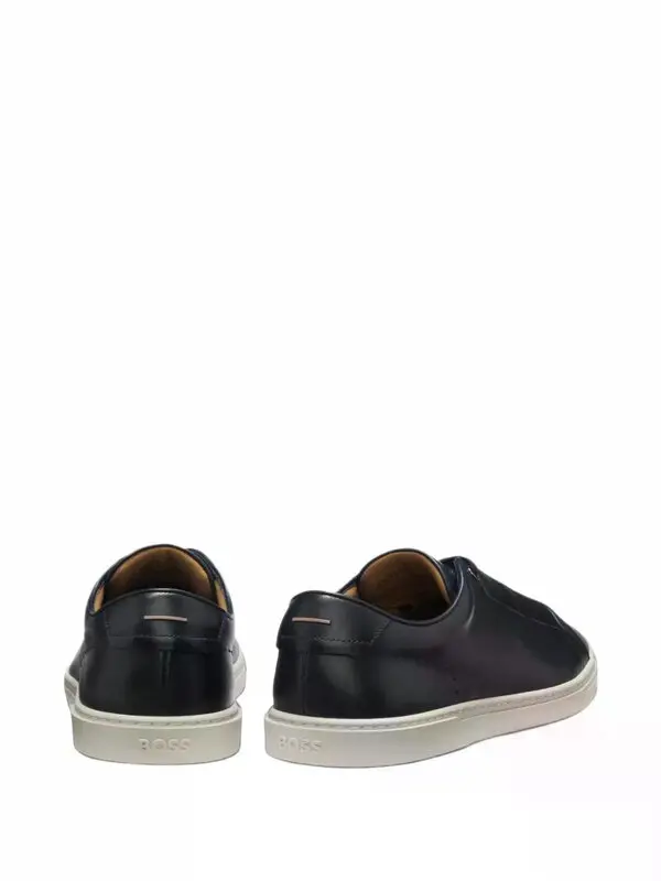 Hugo Gary Sneakers In Brushed Leather