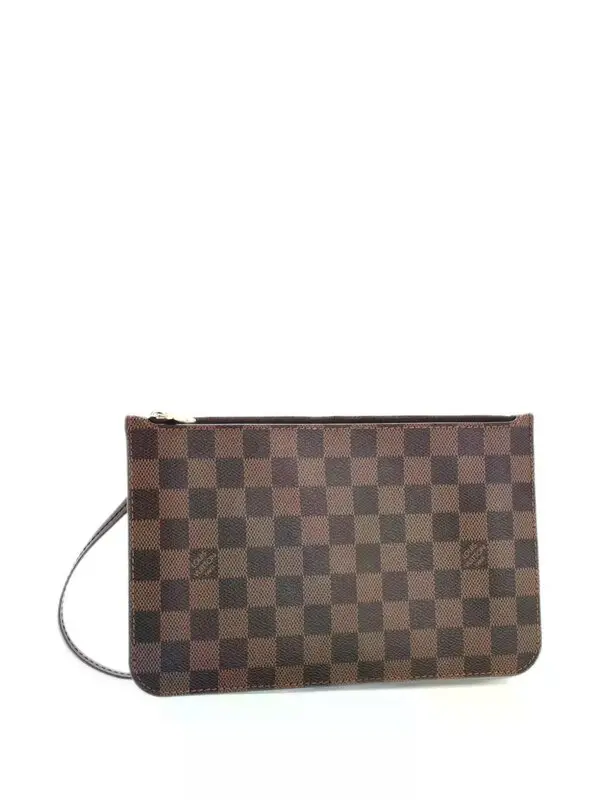 LOUIS VUITTON Neverfull Pochette Damier Large Pouch