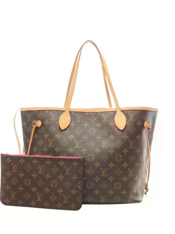 LOUIS VUITTON 2019 Mm Neverfull Monogram Tote Bag - Brown