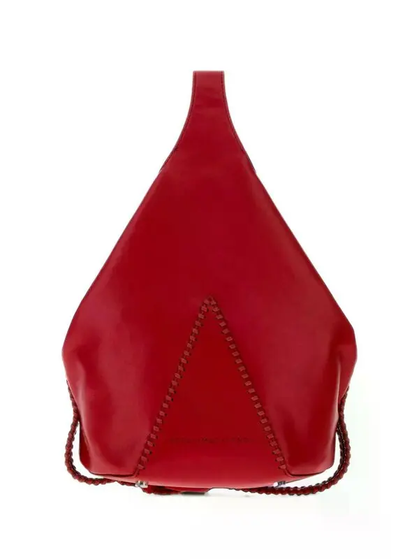 Stella McCartney Appaloosa Whipstitch Bucket Bag - Red