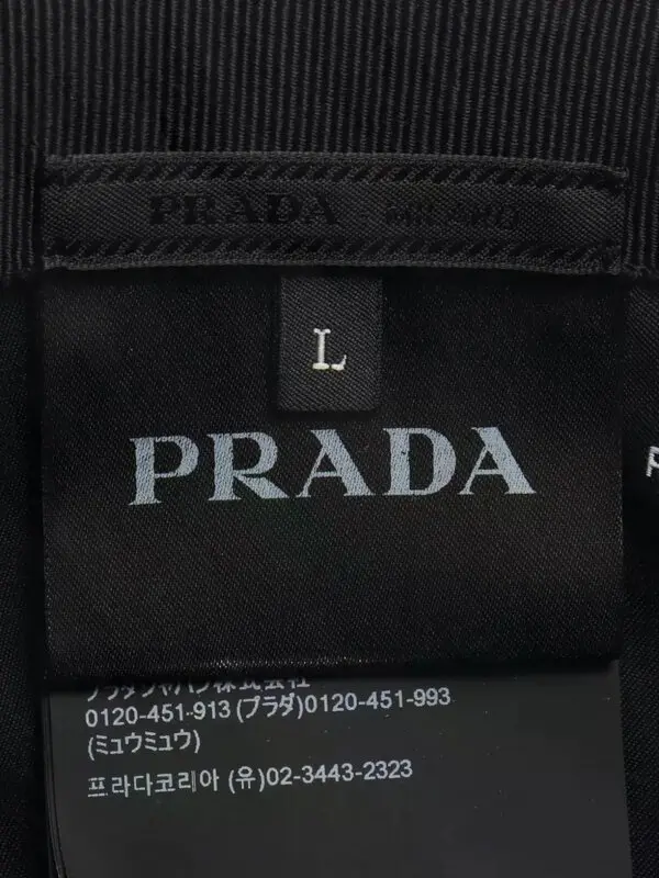 Prada 2020s Re-nylon Triangle Logo Cap