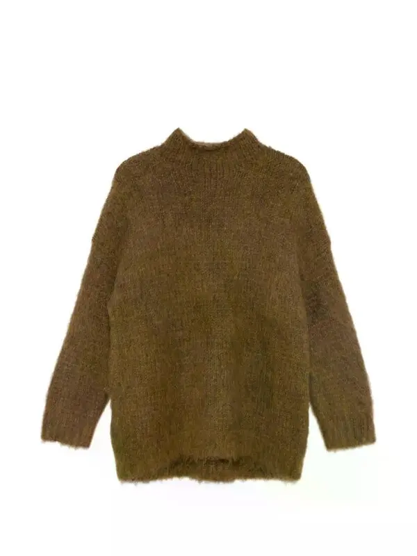 Vince Brushed-finish Mock-neck Sweater