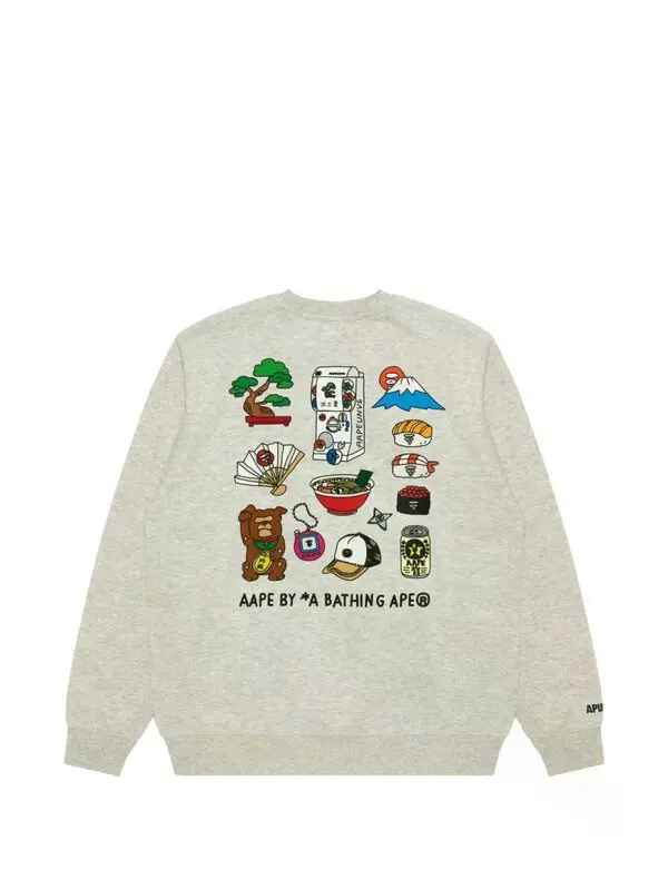 AAPE BY *A BATHING APE Graphic-print Sweatshirt