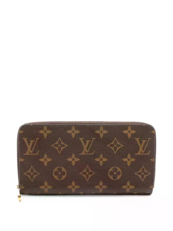 LOUIS VUITTON 2010s Zippy Monogram Wallet - Brown