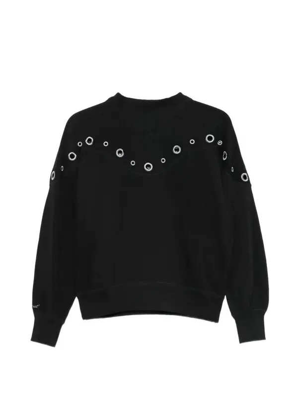 MARANT ETOILE Nylex Eyelet-embellished Hoodie