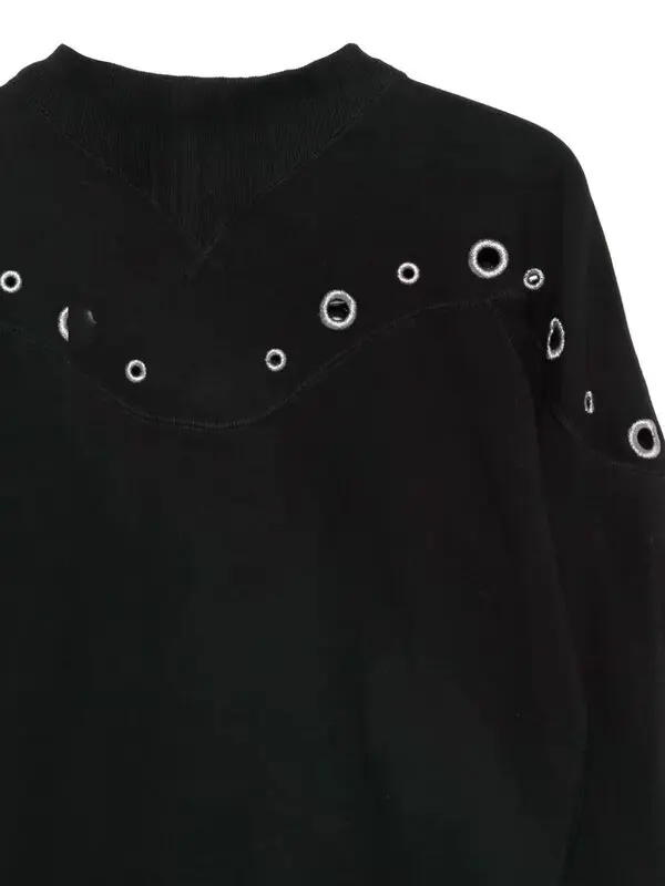 MARANT ETOILE Nylex Eyelet-embellished Hoodie