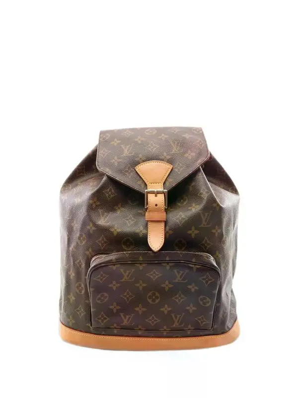 LOUIS VUITTON 2000 Montsouris Gm Monogram Backpack - Brown