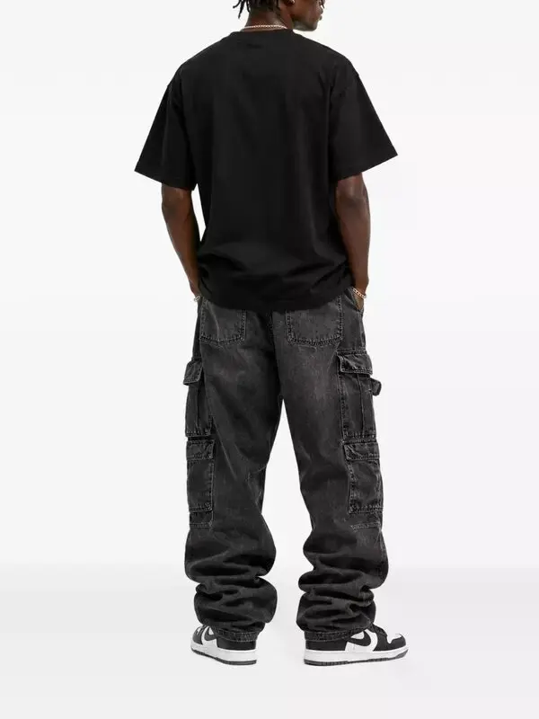 PLEASURES Logo-print Cotton T-shirt