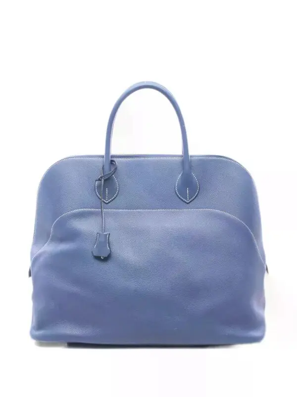 Hermès 2024 45 Bolide Relax Tote Bag - Blue