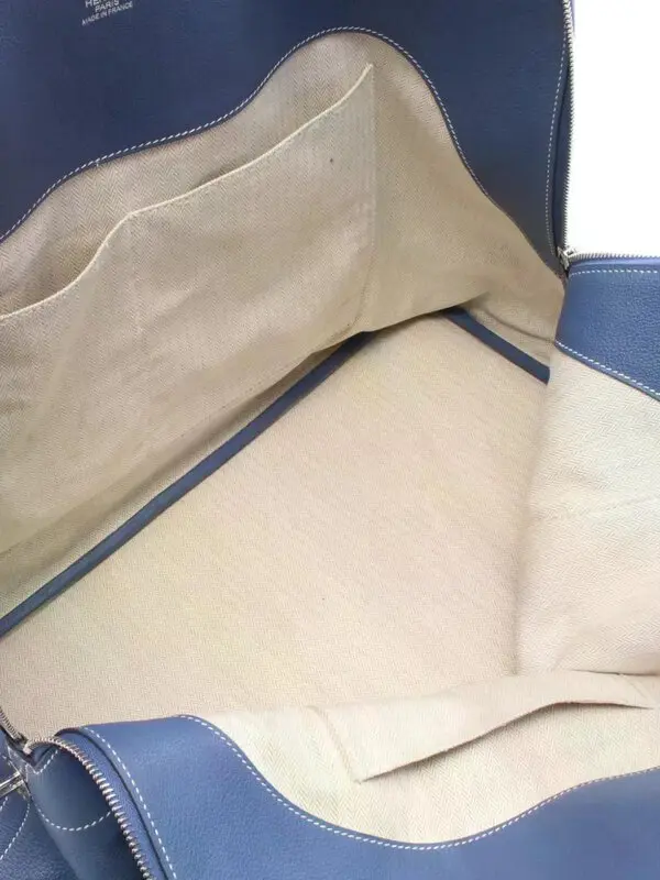 Hermès 2024 45 Bolide Relax Tote Bag - Blue
