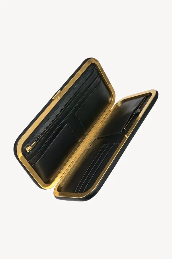 THE ROW Saar Clutch - Black