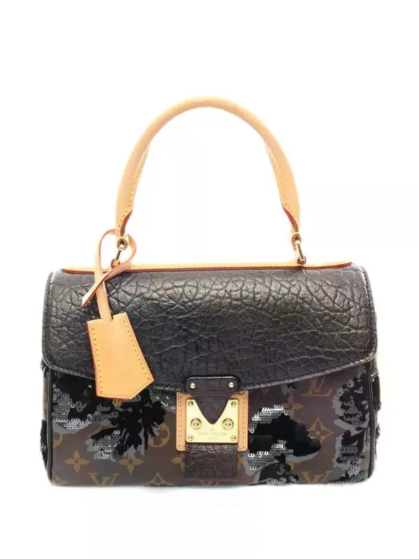 LOUIS VUITTON 2010 Fleur Du Carrousel Monogram Tote Bag - Brown