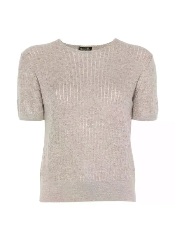Loro Piana Maple Crewneck T-shirt - Neutrals