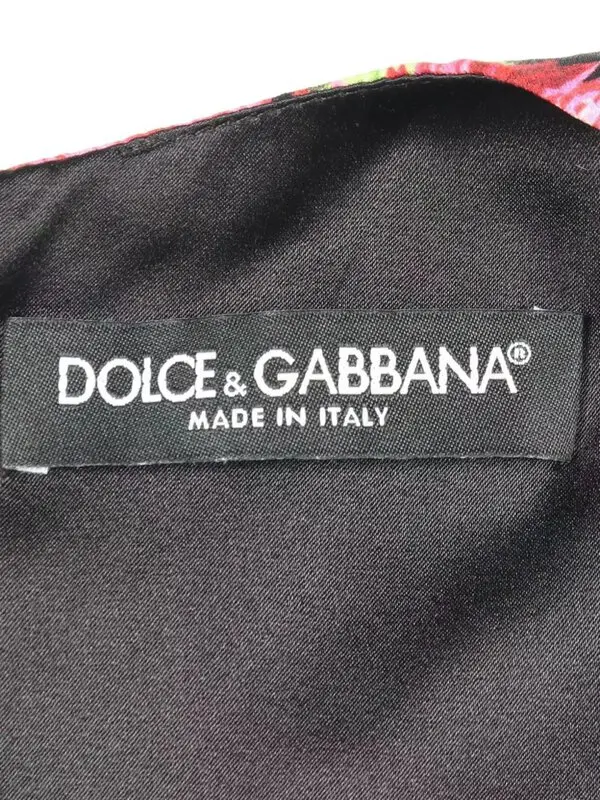 Dolce & Gabbana 2000s Floral-print Midi Dress