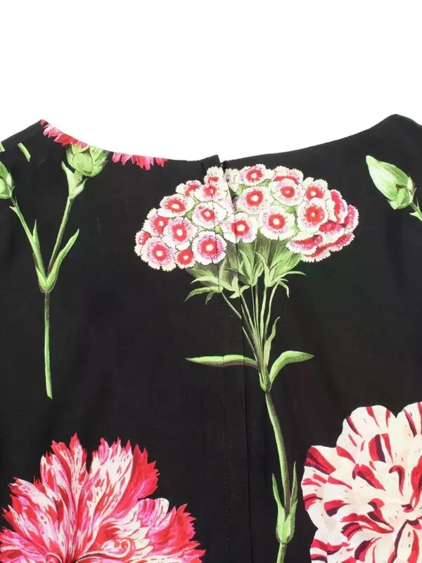 Dolce & Gabbana 2000s Floral-print Midi Dress