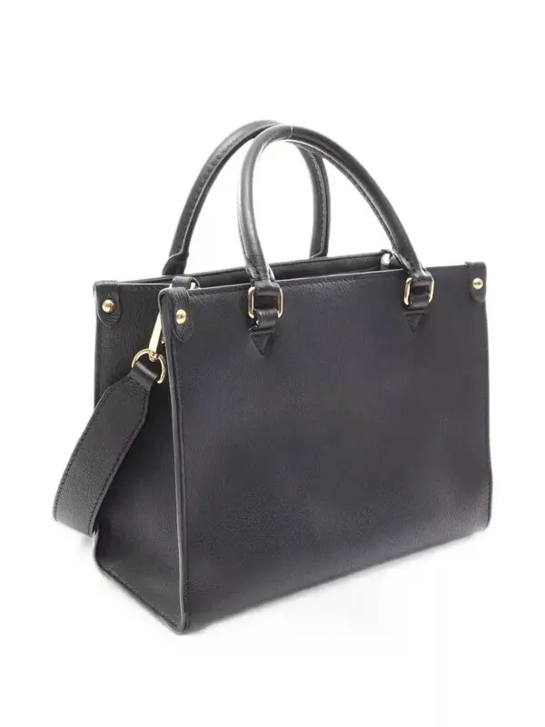 LOUIS VUITTON Rock & Go Grained Leather Tote Bag - Black
