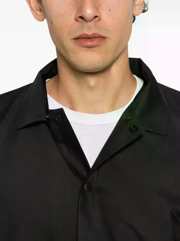 Issey Miyake Panelled Press-stud Shirt