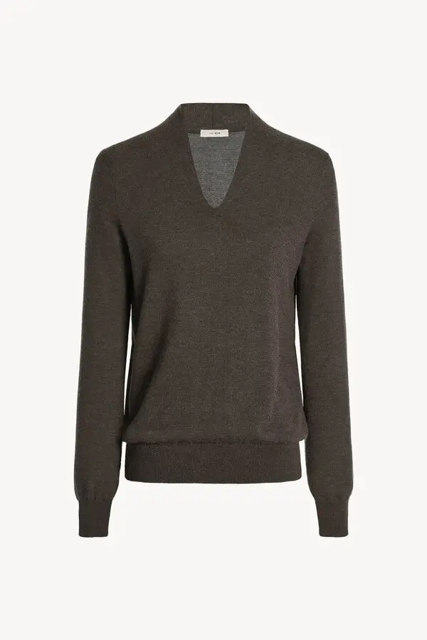 THE ROW Piro Sweater - Nut Brown