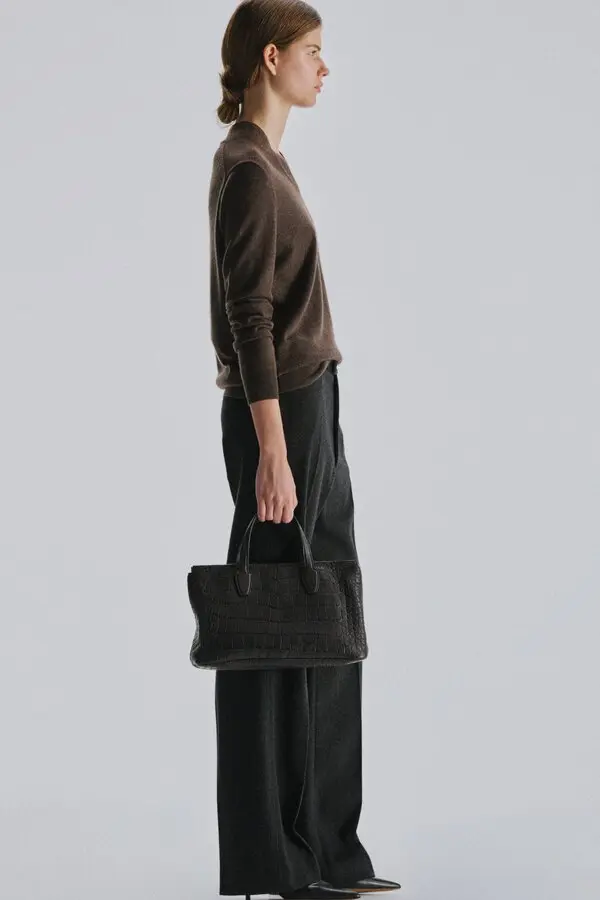 THE ROW Piro Sweater - Nut Brown