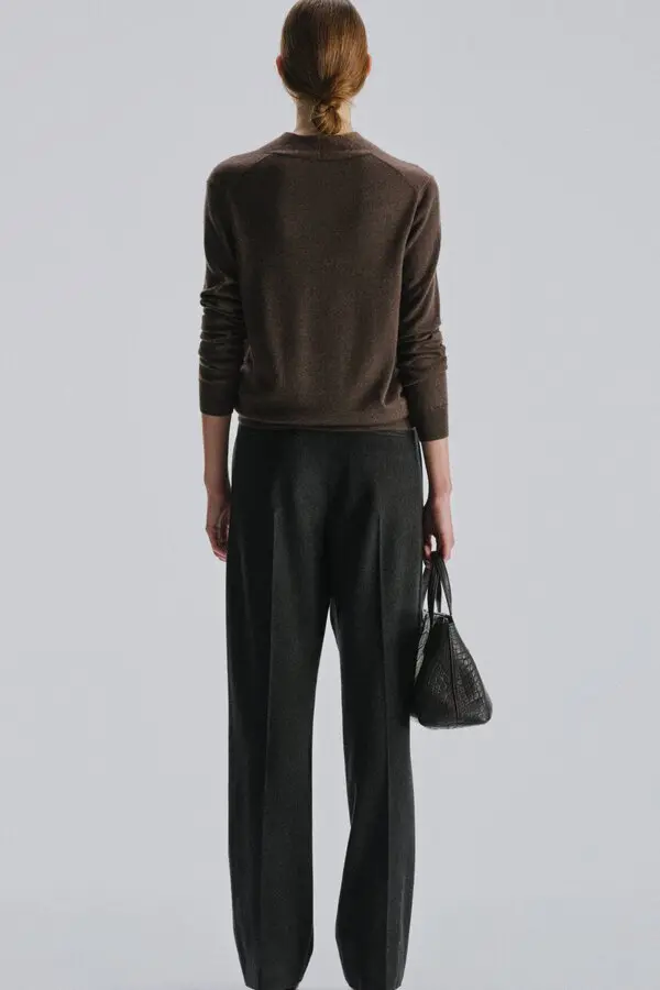 THE ROW Piro Sweater - Nut Brown