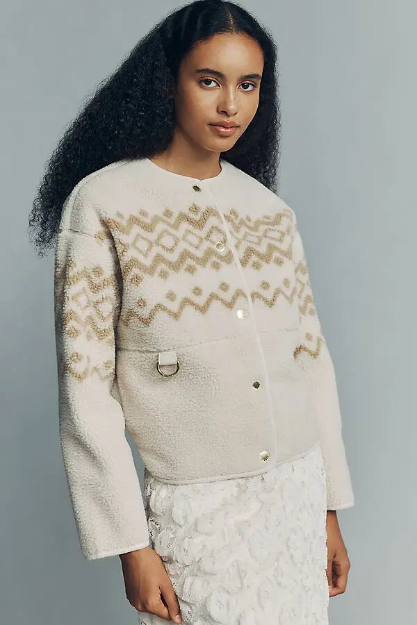 Barbour Ferrisdale Fleece Fair Isle Jacket