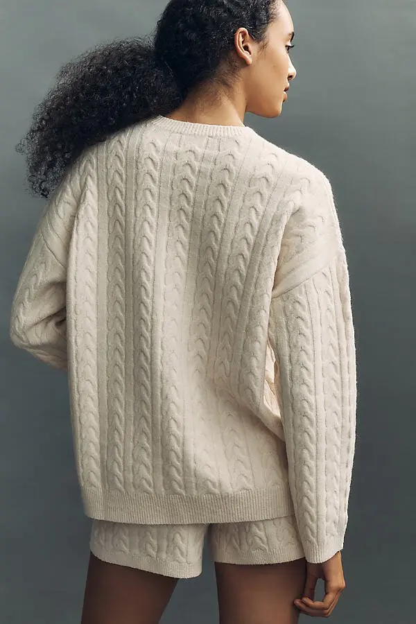 RAISONNEL Cable Knit Sweater