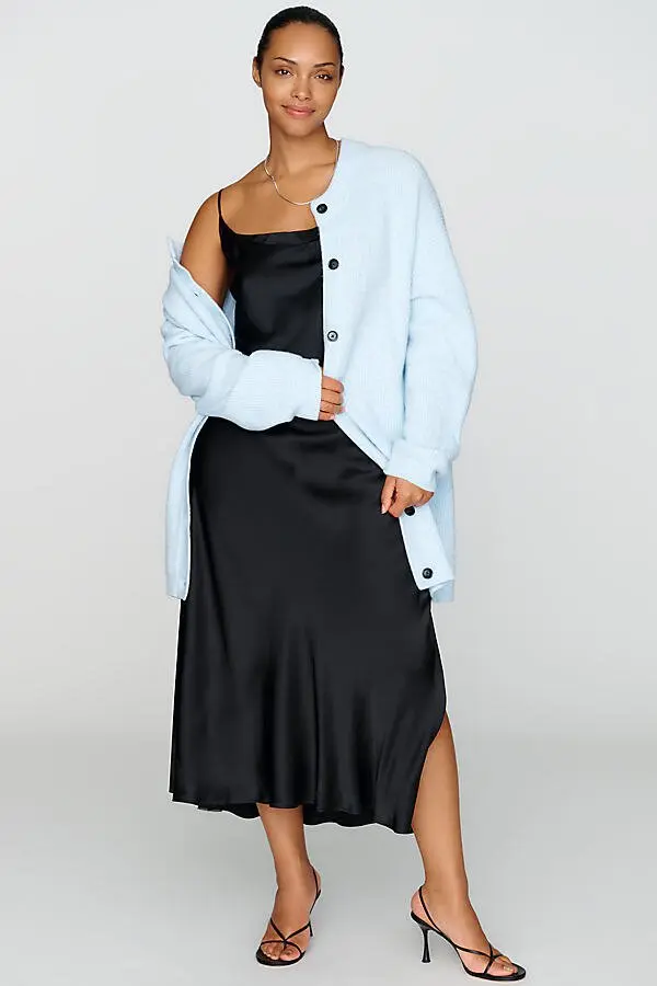 Anthropologie Maeve Wool Blend Overd Long Le Cardigan